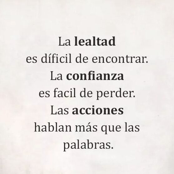Las actitudes hablan más que las palabras