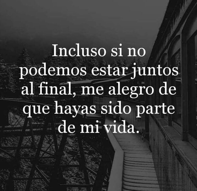 Te amo, pero no podemos estar juntos - Carta