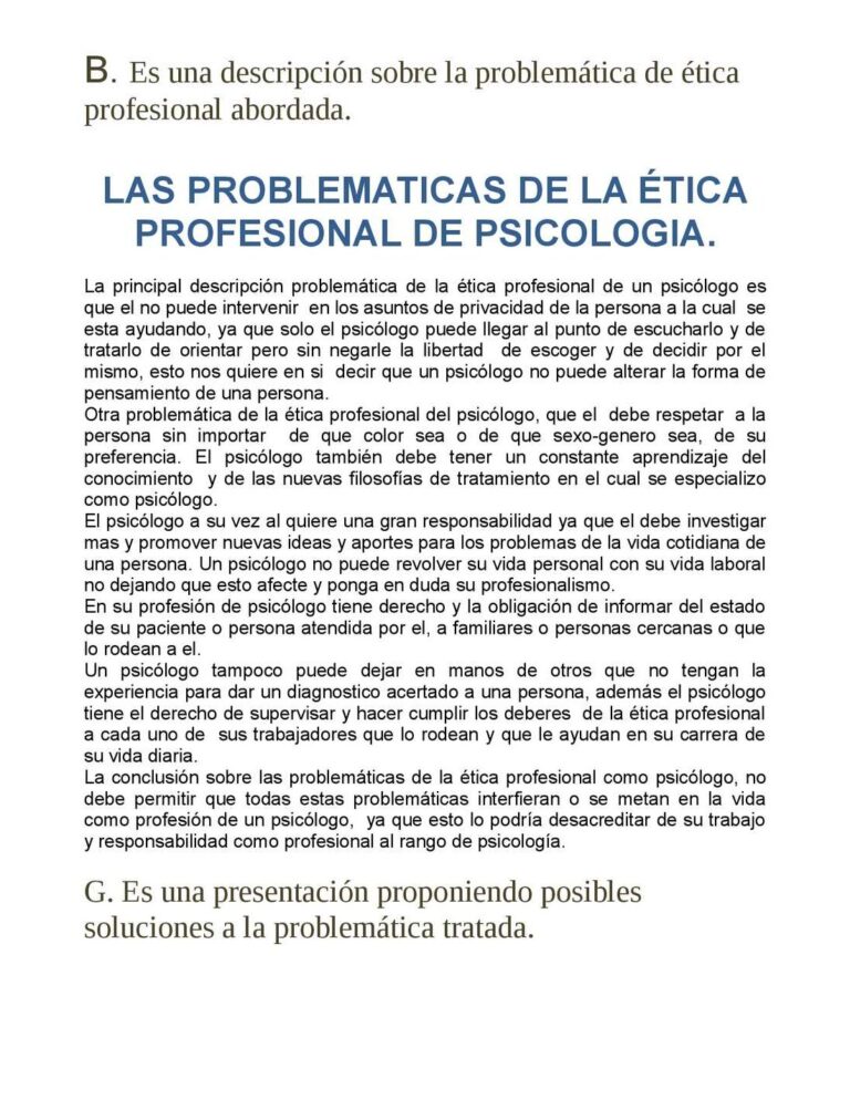 Casos de falta de ética profesional en psicología