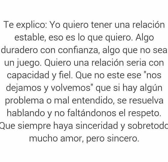 ¿Qué es una relación seria y formal?