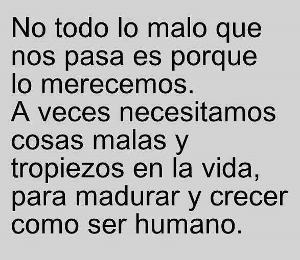 Todo pasa por algo, nada es casualidad