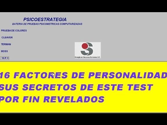Test de personalidad con imágenes y respuestas
